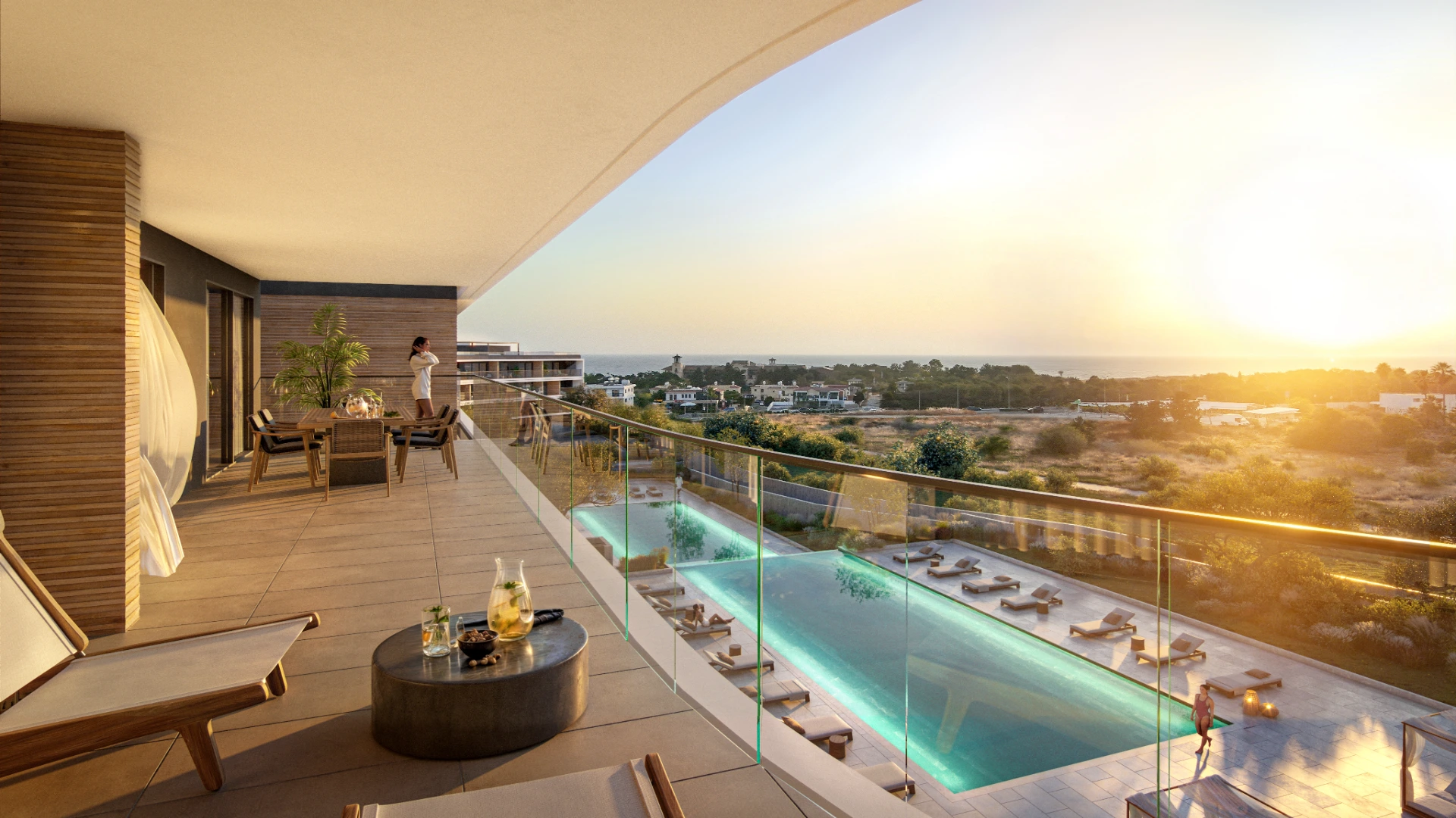 Seaview Luxury Three Bedroom Penthouse in Paphos for sale. ID Cy-156 ...